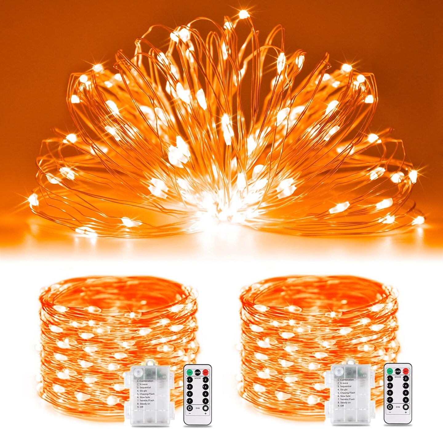 200 LED 66ft Battery Operated Halloween Lights with Remote | Michaels