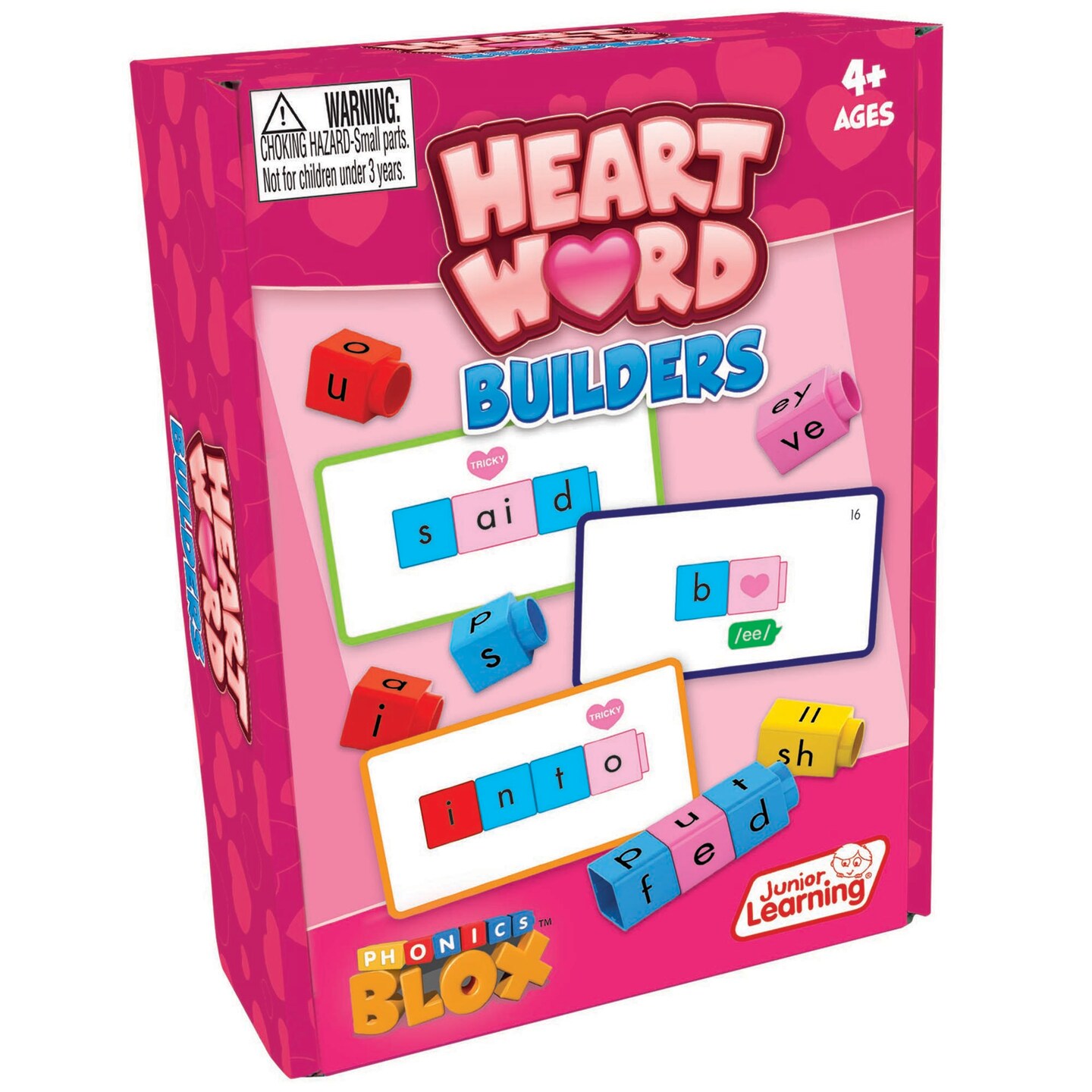 Junior Learning: Phonics Blox: Heart Word Builders - Build Tricky Words With Letter Blocks ...