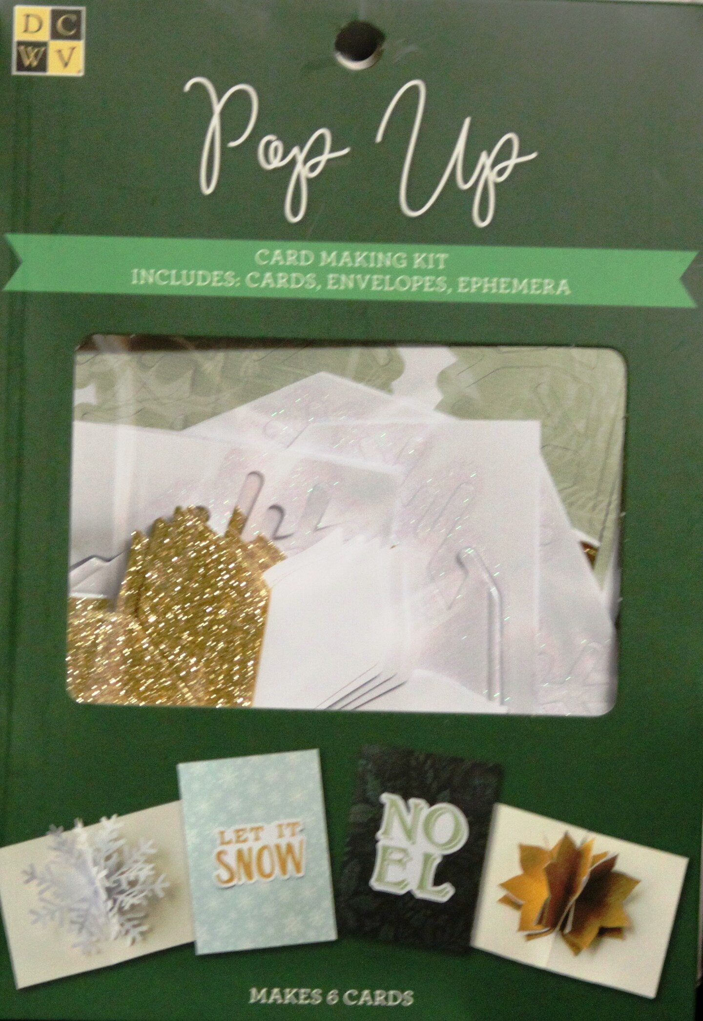 DCWV Christmas Pop Up Card Kit | Michaels