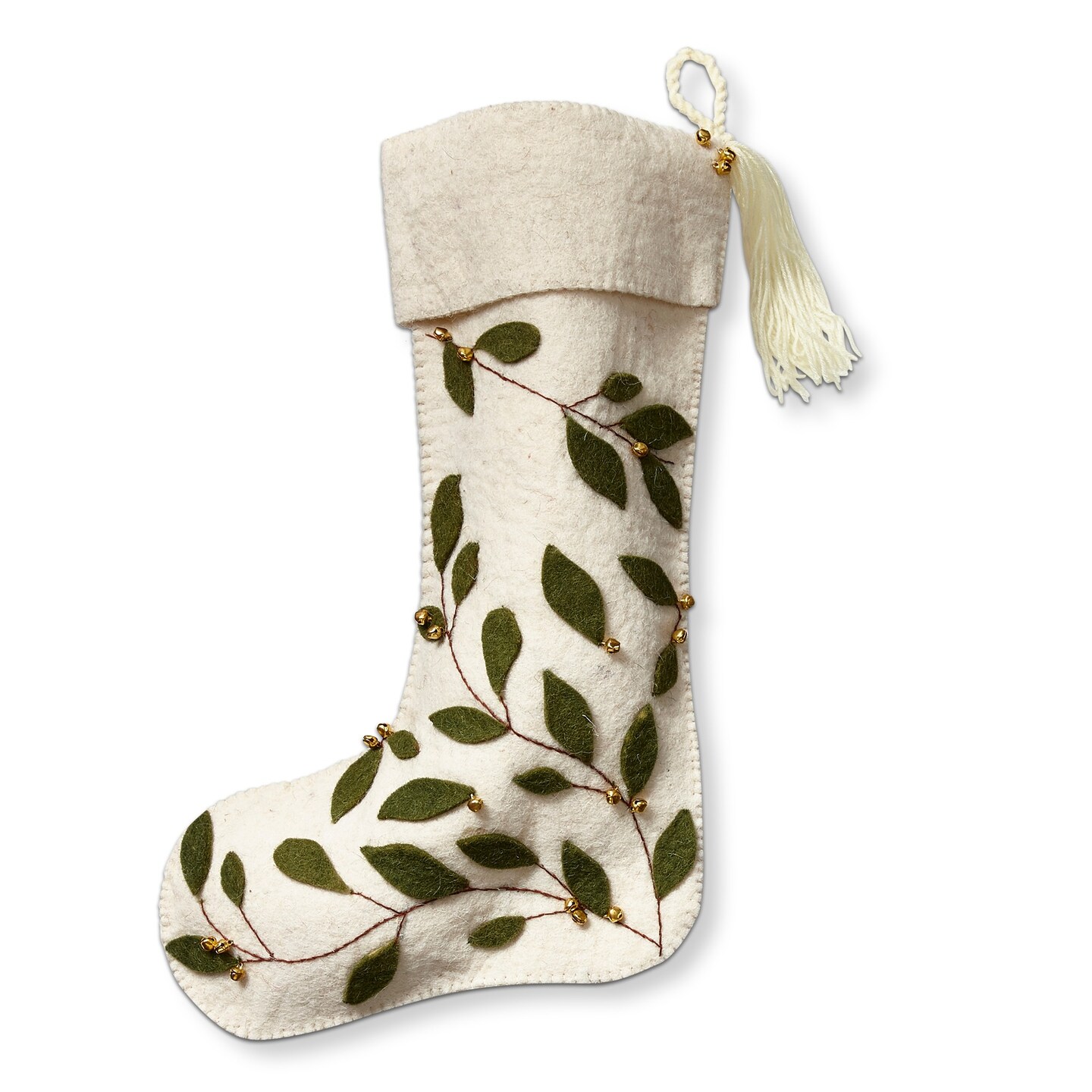 Balsam Garland Bells Stocking | Michaels