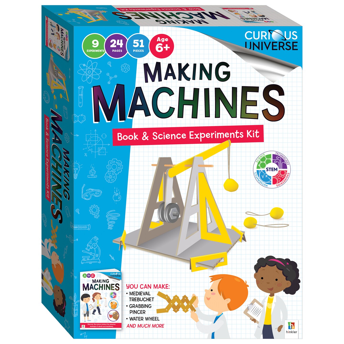 Curious Universe Kids: Making Machines - Book & Science Experiments Kit ...