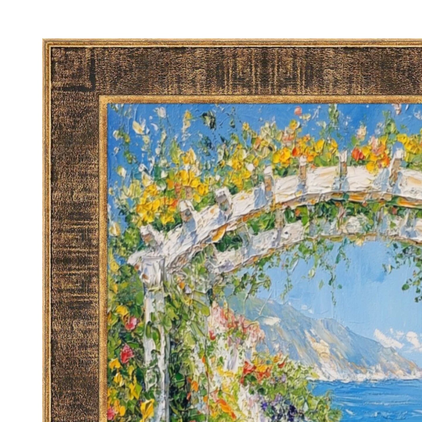 Farmhouse Rustic Wood Black Gold Picture Frame 16x24 frame | Michaels