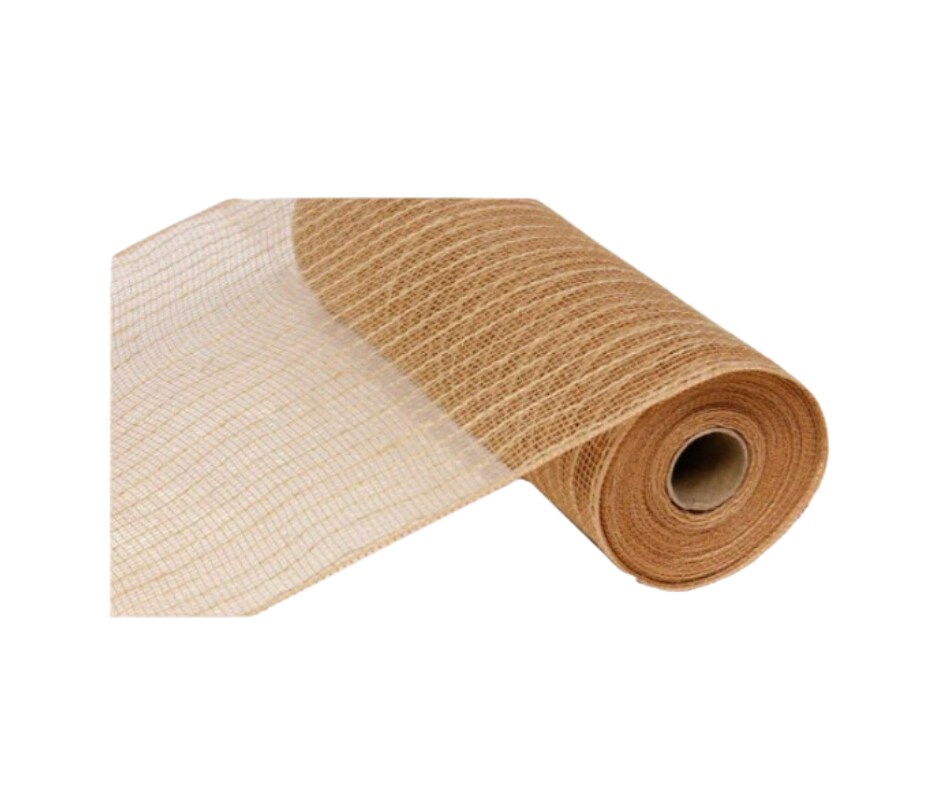 10.25" x 10yd Poly/Jute Mesh-Natural-RY800518 | Michaels
