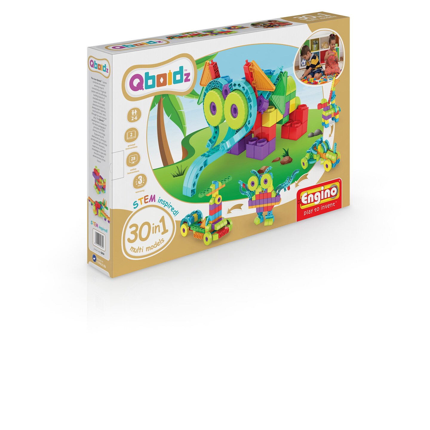 Engino Qboidz 30 In 1 Multi Models Building Set | Michaels