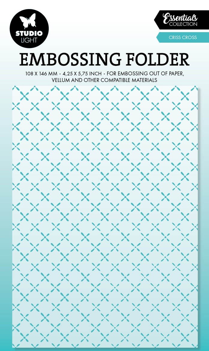 Studio Light Essentials Embossing Folder-Nr. 27 Criss Cross | Michaels