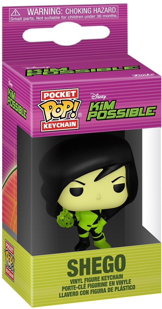 FUNKO Keychain: Kim Possible - Shego [COLLECTABLES] Keychain, Vinyl ...