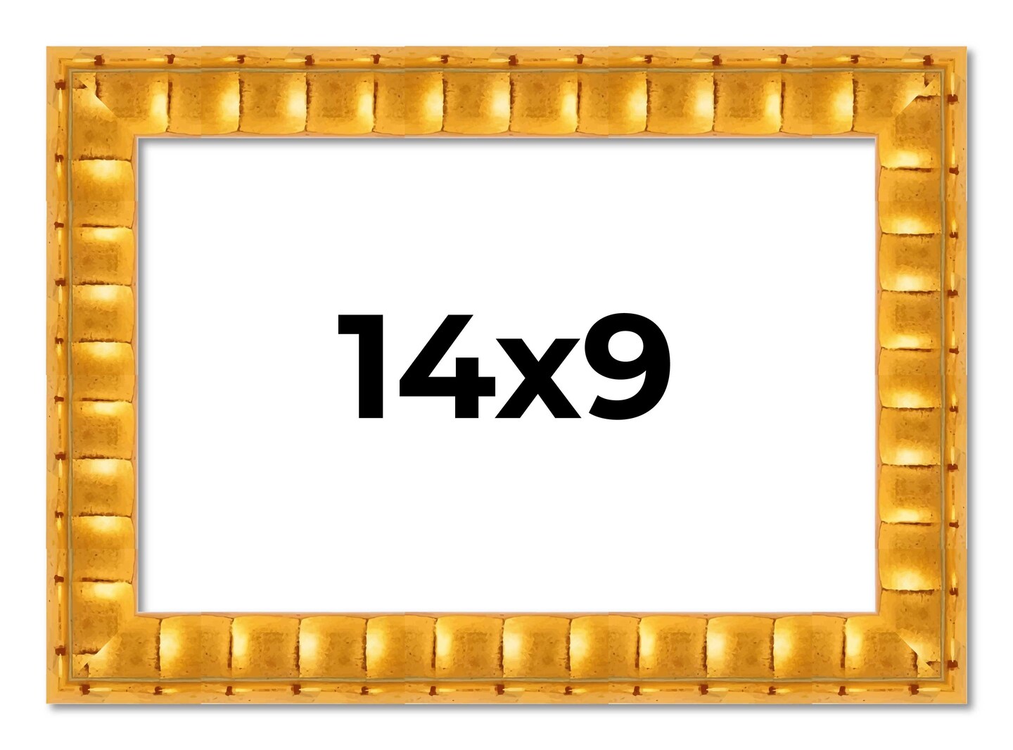 14x9 Bamboo Picture Frame with UV-Resistant Acrylic & Acid Free Backing ...