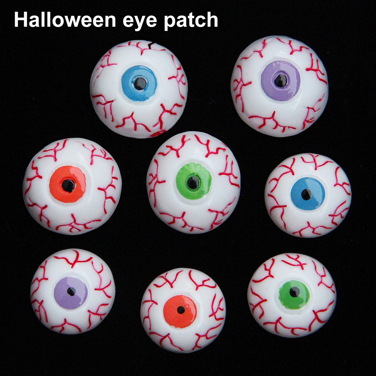 8Pcs Eyeball Patch Diy Halloween Accessory Realistic Eyeball Patch ...