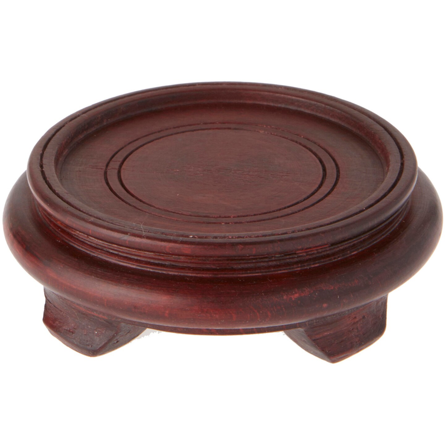 Bard's Dark Wood Decorative Base, 1.625" H x 4.25" W x 4.25" D (3 ...