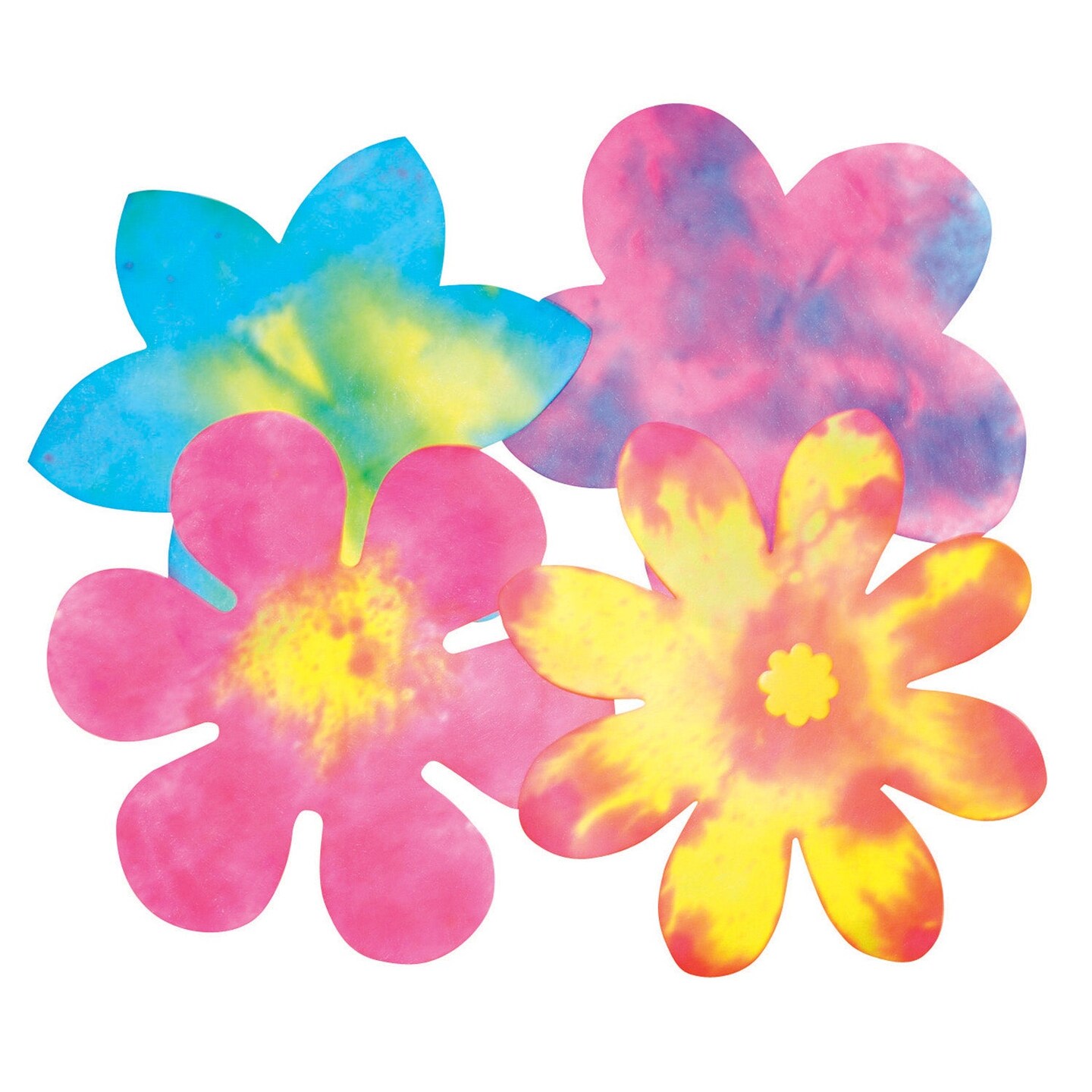 Color Diffusing Paper Flowers, Pack of 80 | Michaels