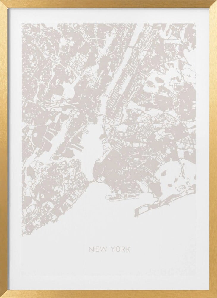 New York Map Framed Art Wall Decor | Michaels
