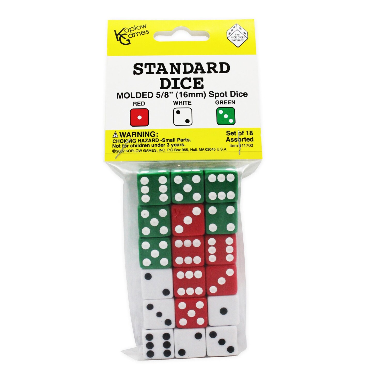 Dot Dice Set, Pack of 18 | Michaels