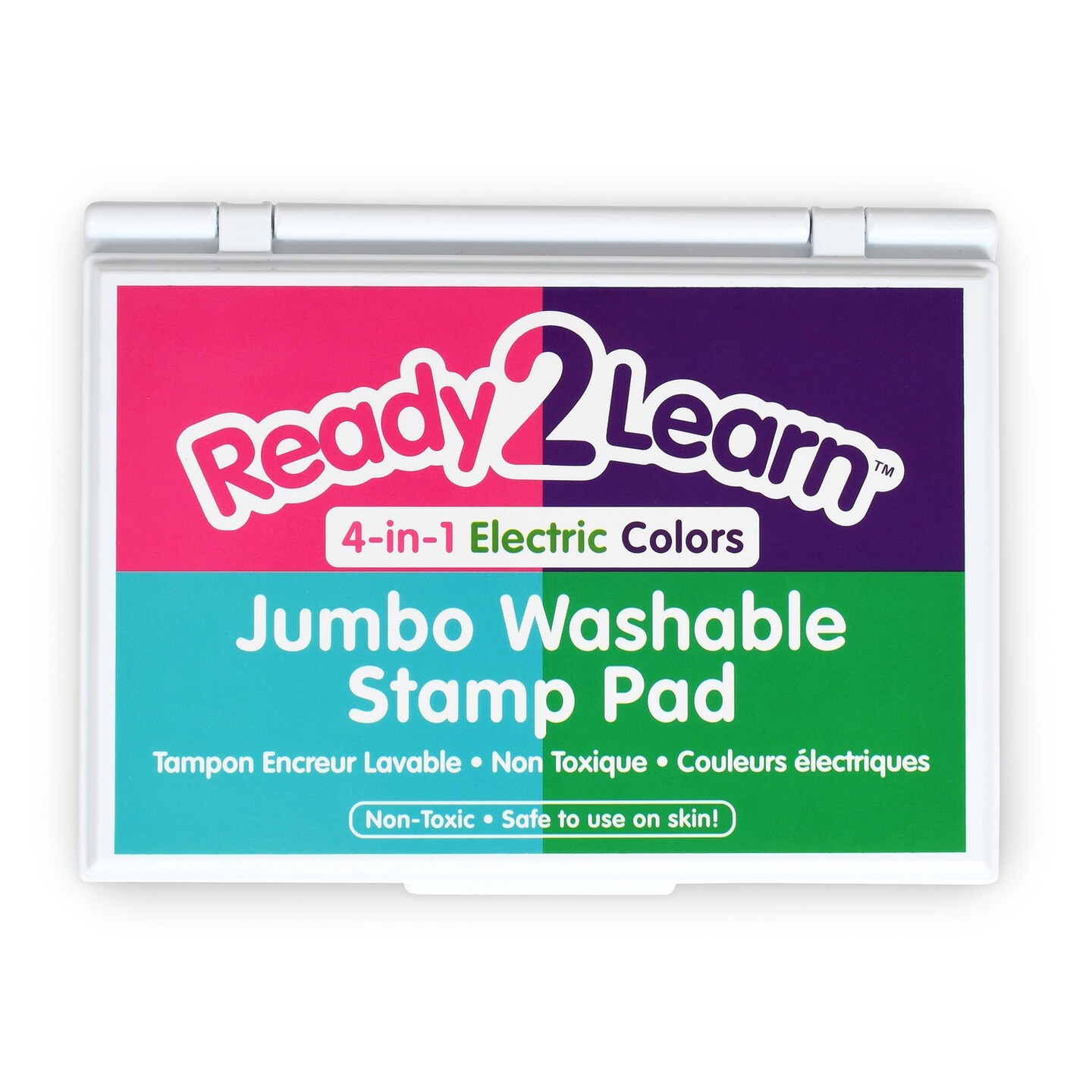 Jumbo Washable Stamp Pad - 4-in-1 Electric Colors | Michaels