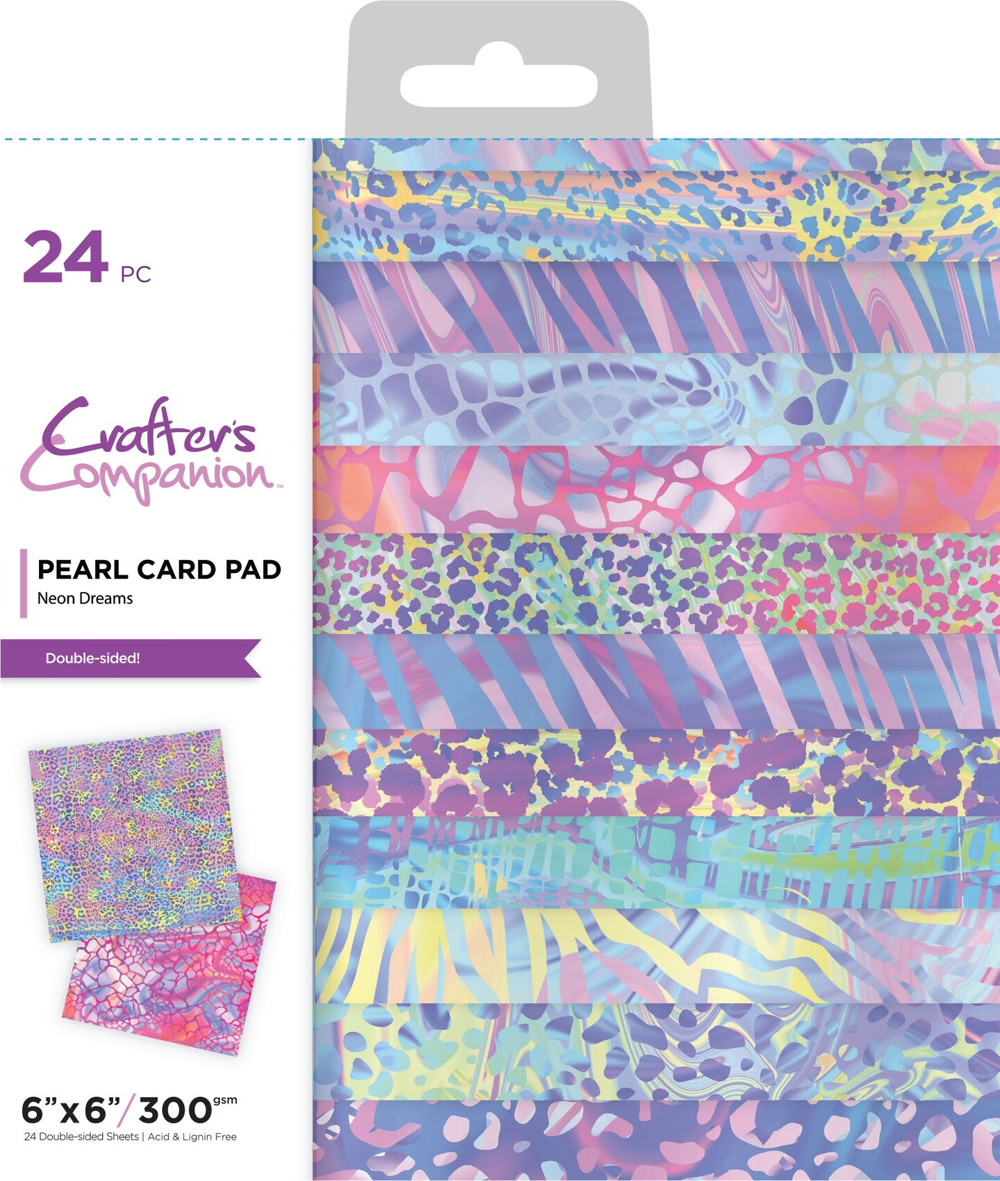 Crafter's Companion Paper Pad 6"X6"-Neon Dreams | Michaels