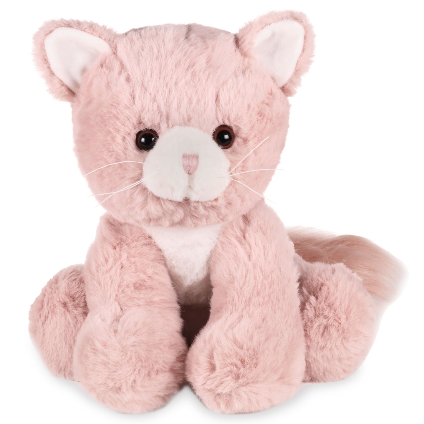 Bearington Mew Mew The Pink Kitty Stuffed Animal Plush, 10.5 Inch ...