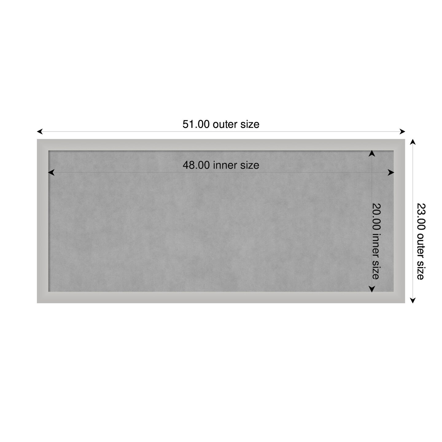 Low Luster Silver Wood Framed Magnetic Board | Michaels