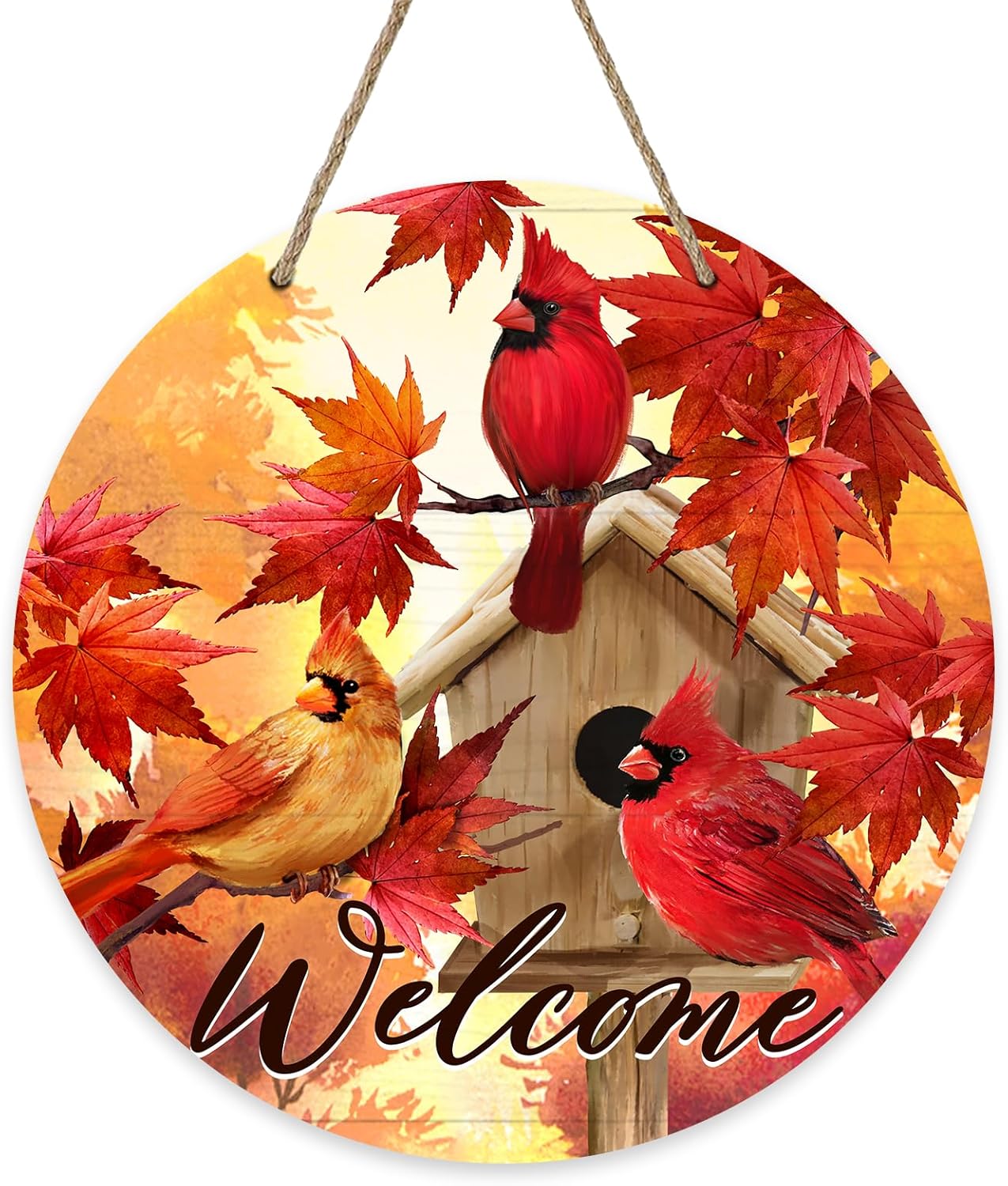 Welcome Fall Cardinal Front Door Porch Decor | Michaels