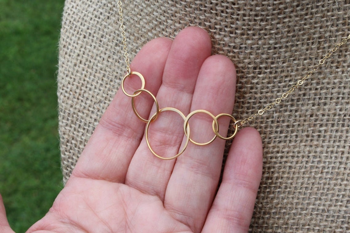 5 rings 5 decades necklace gold store