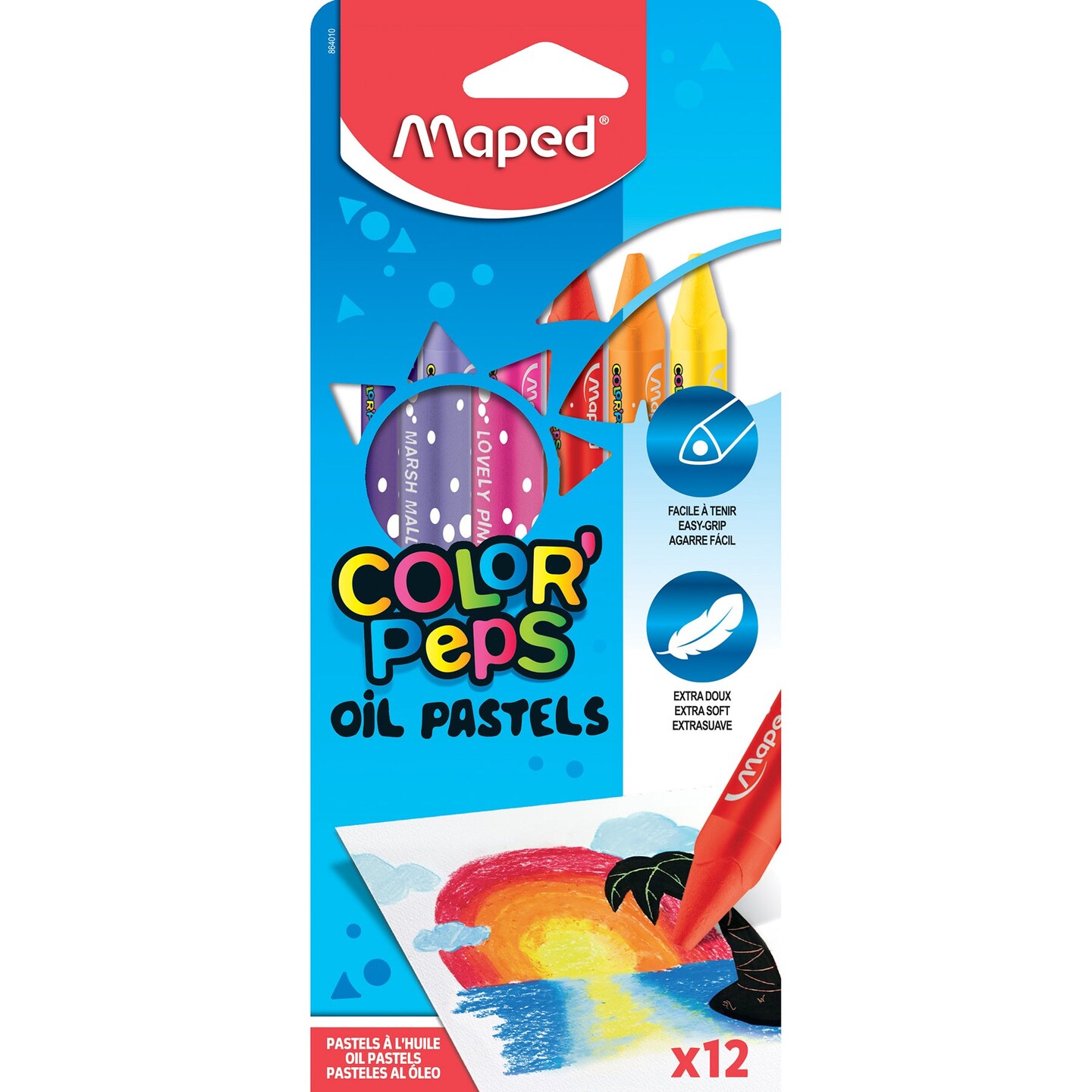 Color'Peps Triangular Oil Pastels, Pack of 12 | Michaels