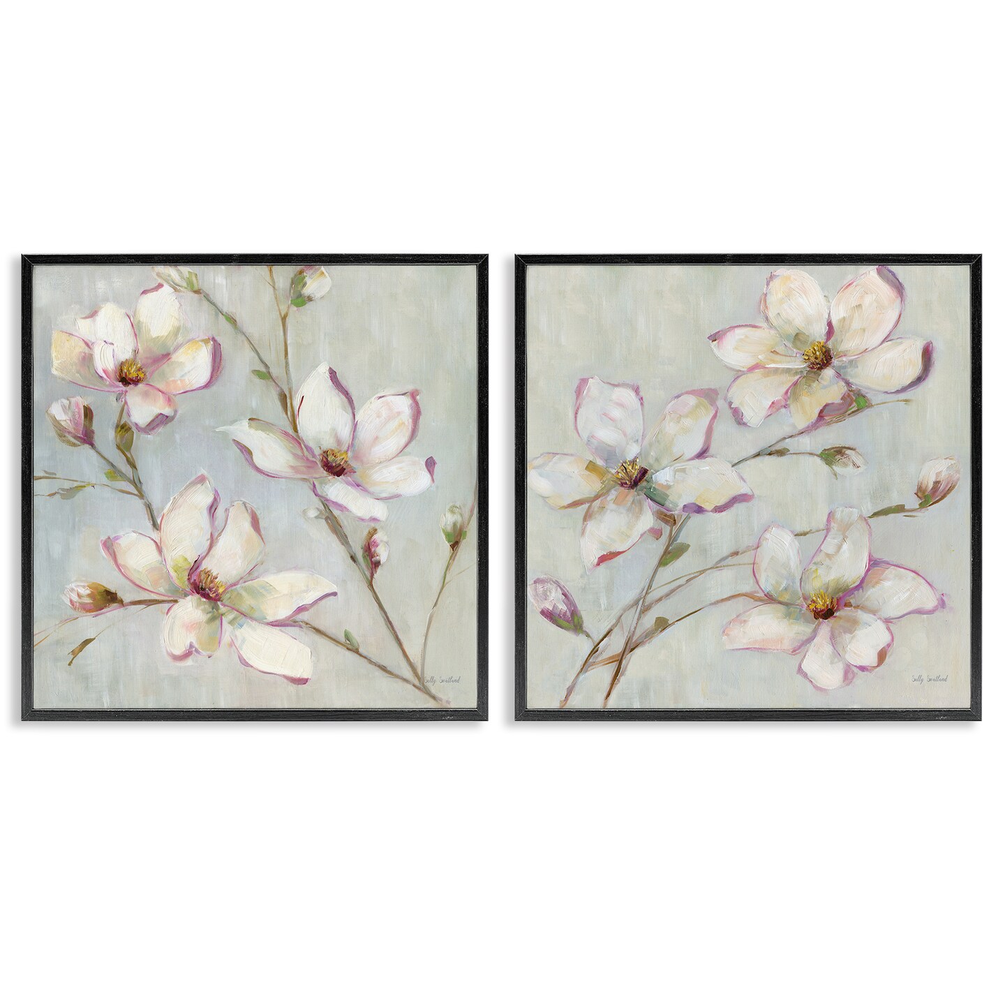 Stupell Industries Spring Tree Blooms 2 pc Framed Giclee Wall Art Set ...