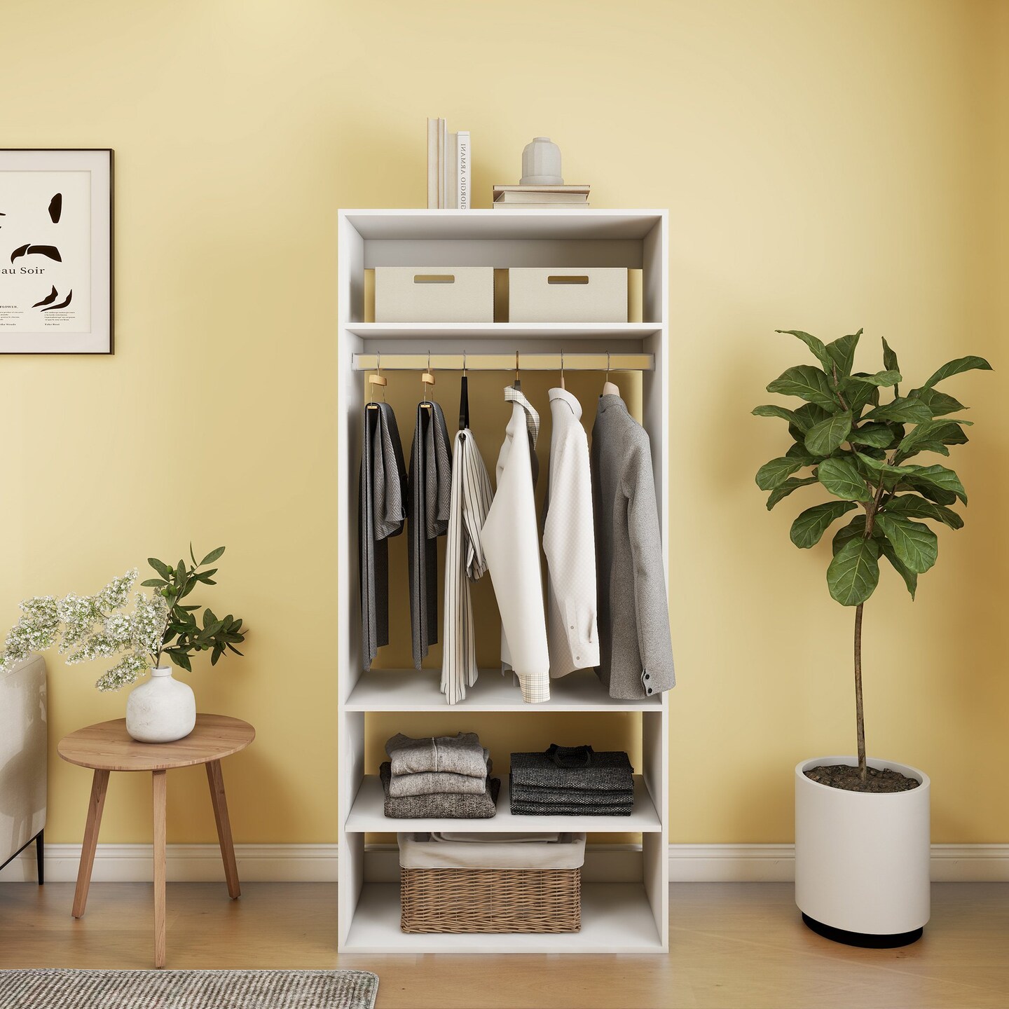 Closet Organizer System Closet Shelves Wall Mounted Or Walk In Closet ...