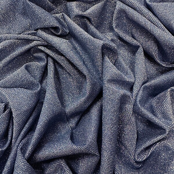 Periwinkle and Silver Stretch Mesh Fabric By the Yard | Michaels