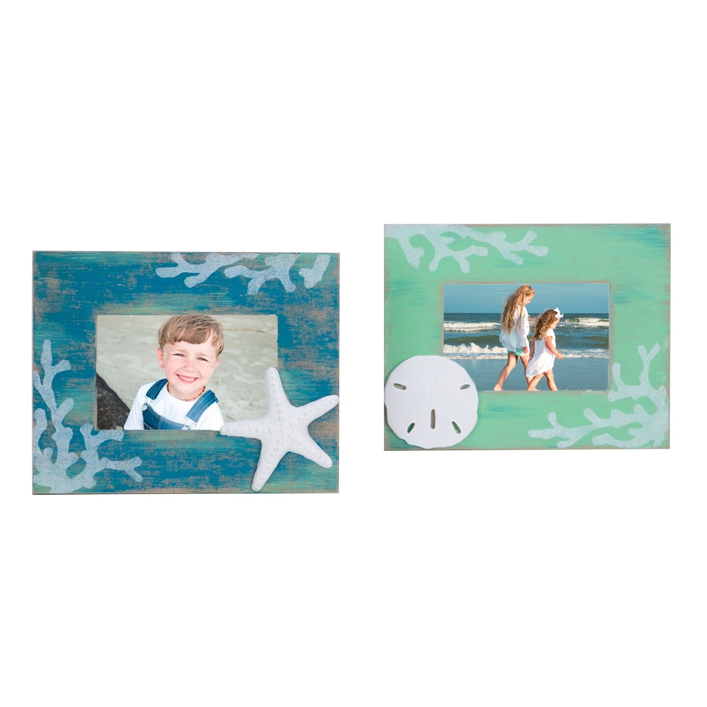 4X6 Frames With Resin Shell Nautical Photo Frame Picture Holder For ...