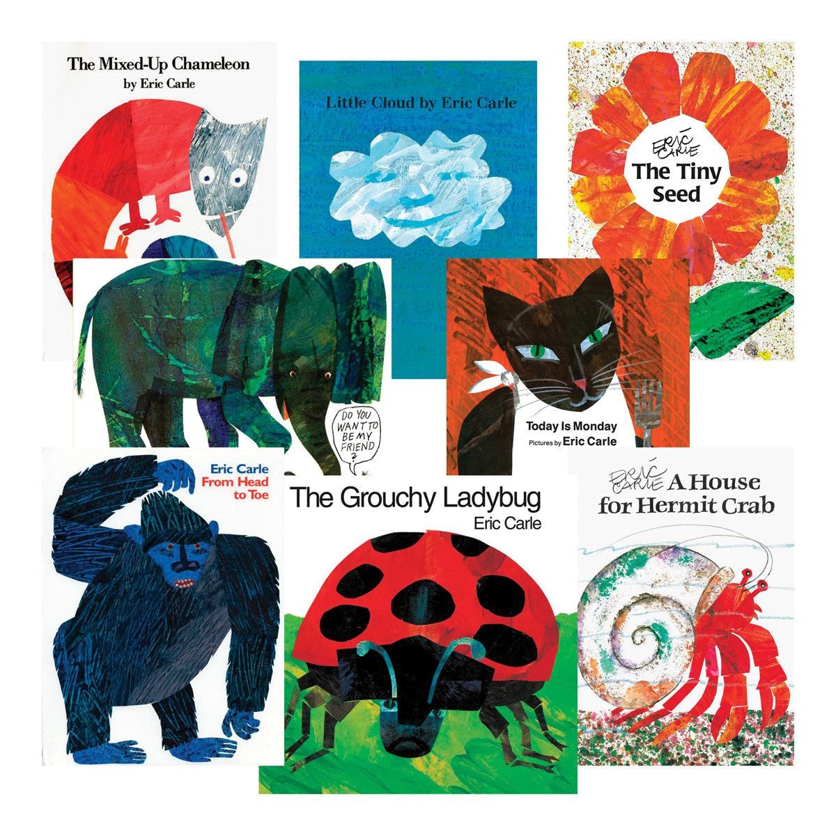 Kaplan Early Learning Company Eric Carle Paperback Books - Set of 8 ...
