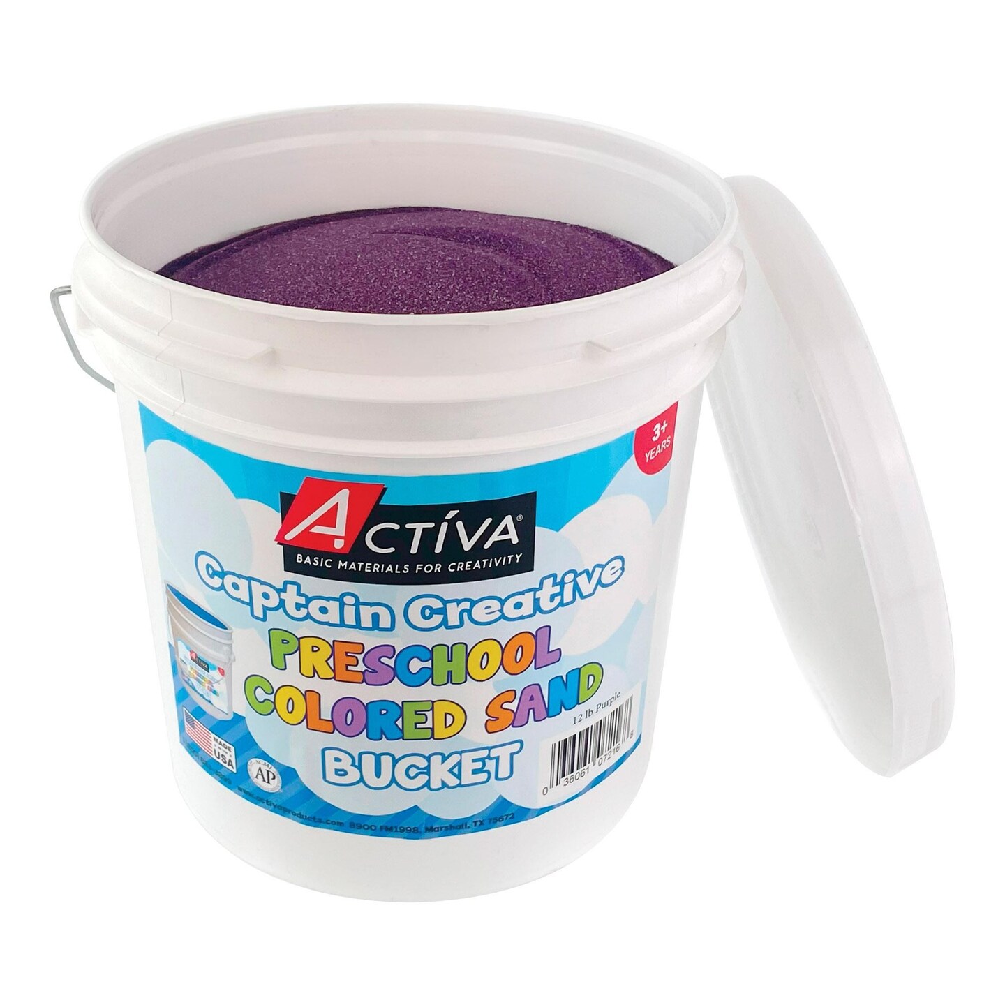 Activa 12 lb Bucket Colored Sand - Purple, Color: Purple, Count: 1 ...