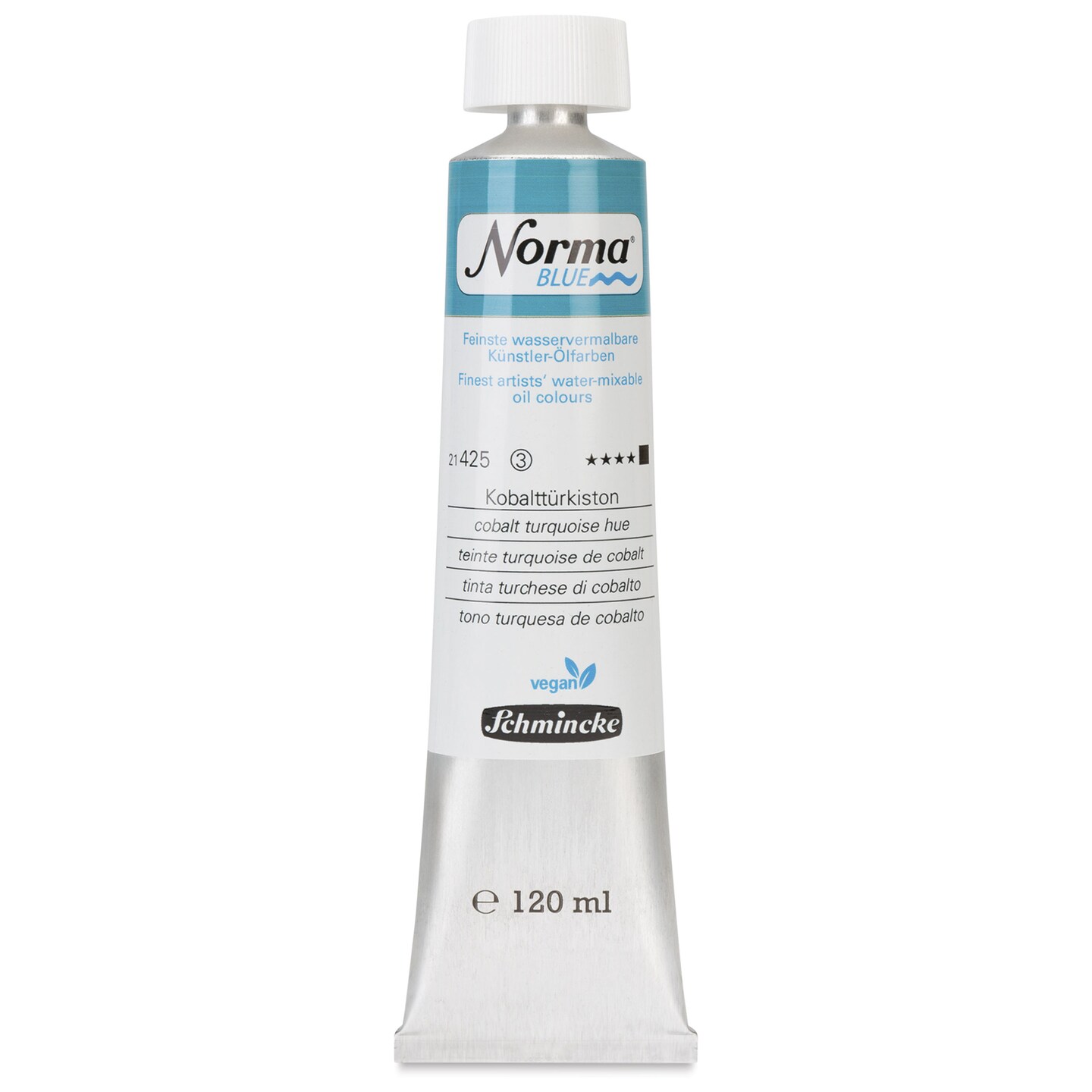 Schmincke Norma Blue Water-Mixable Oil Paint - Cobalt Turquoise Hue ...