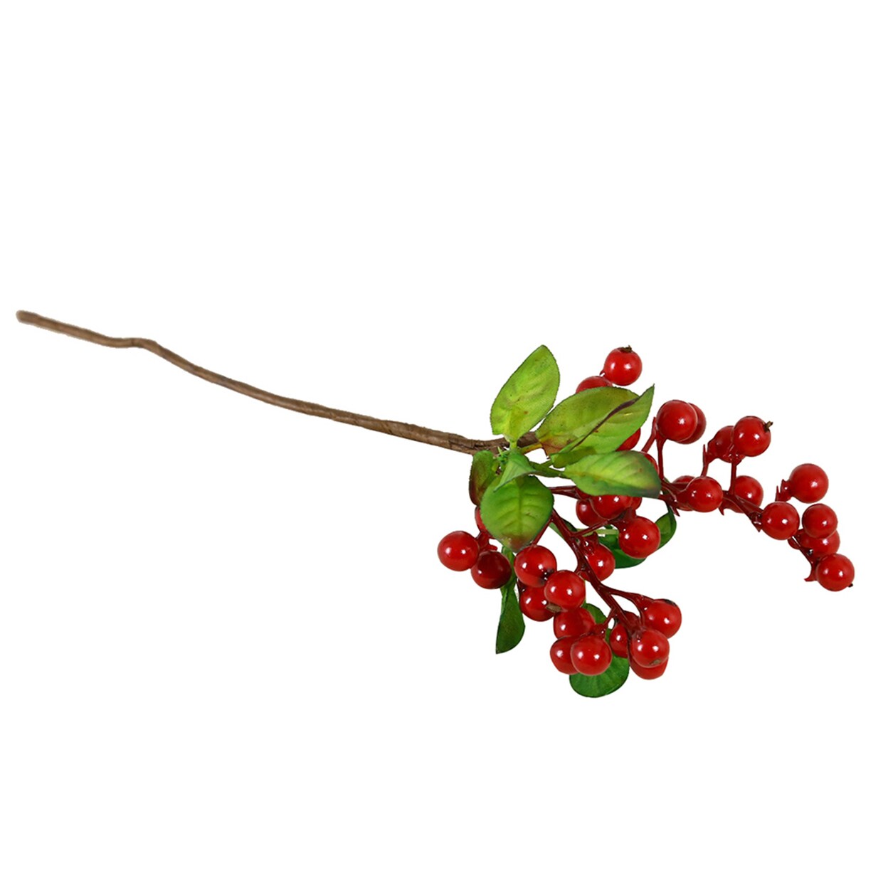 Lifelike Artificial Plant Faux Berry Fake Branch Simulation Blueberry ...