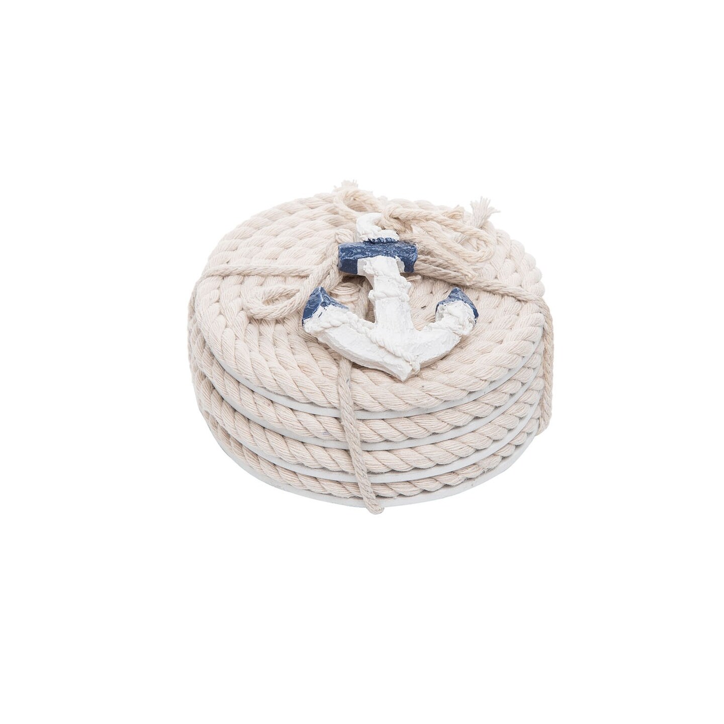 Cotton Rope Wood Composite Coasters, Set Of 4 | Michaels