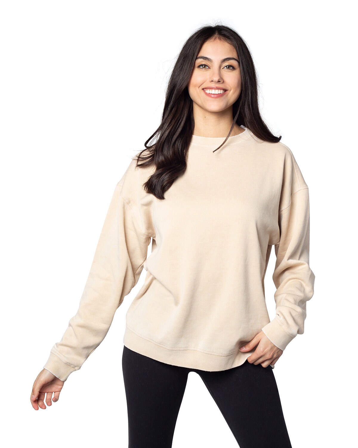 Chicka-d® Ladies Burnout Campus Crew Sweatshirt | Michaels