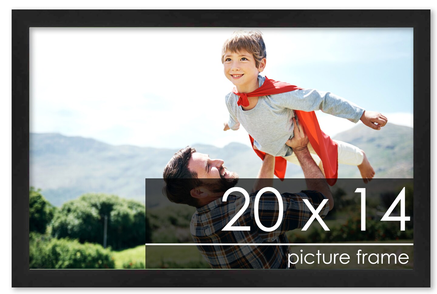 14x20 Decor Picture Frame with UV-Resistant Acrylic & Acid Free Backing ...