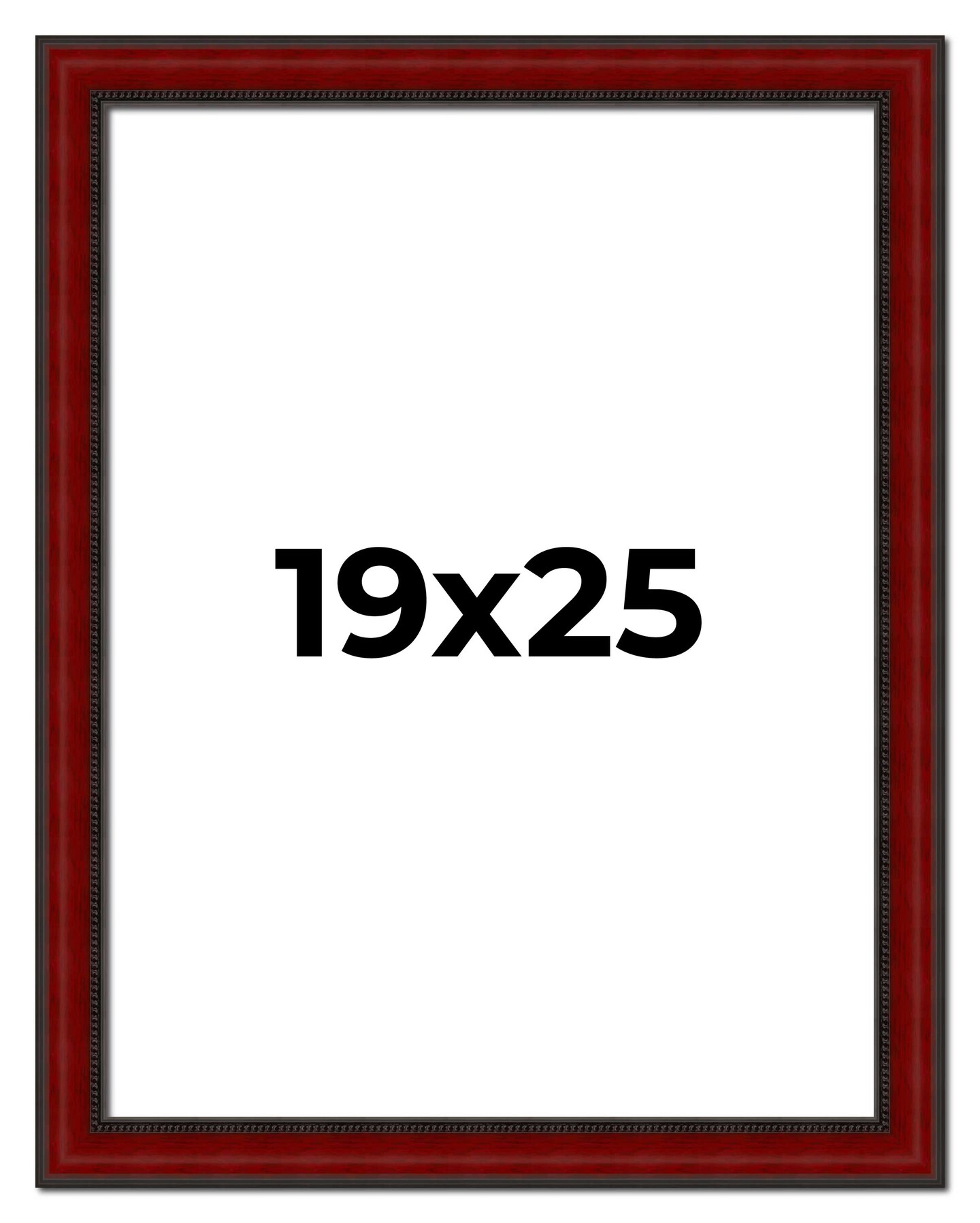 19x25 Weathered Picture Frame with UV Resistant Acrylic Acid Free Backing Available in 5 Finishes Black Gold Red White Natural