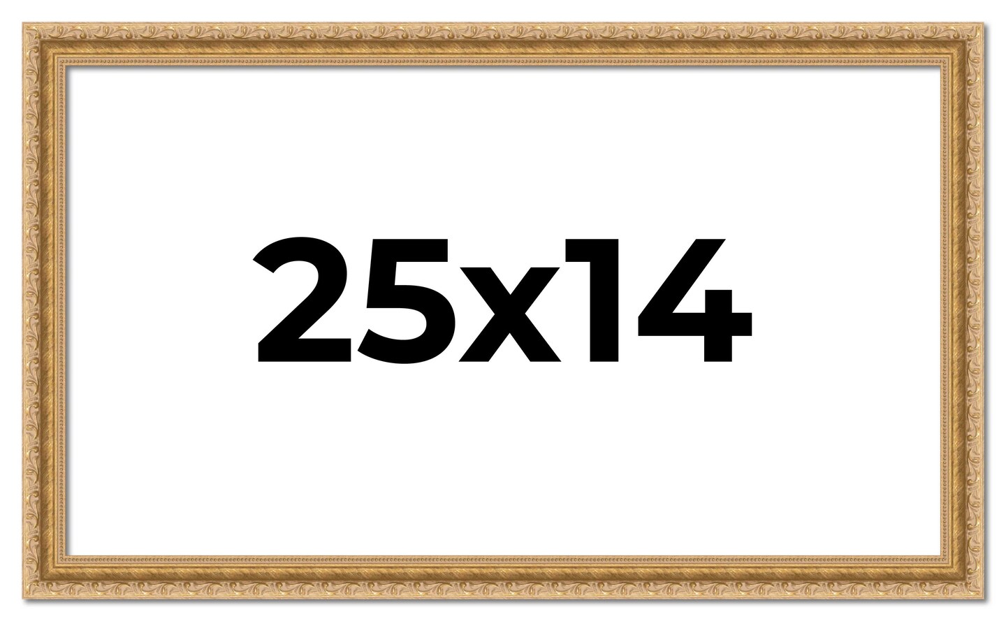 14x25 Refined Picture Frame with UV-Resistant Acrylic & Acid Free ...