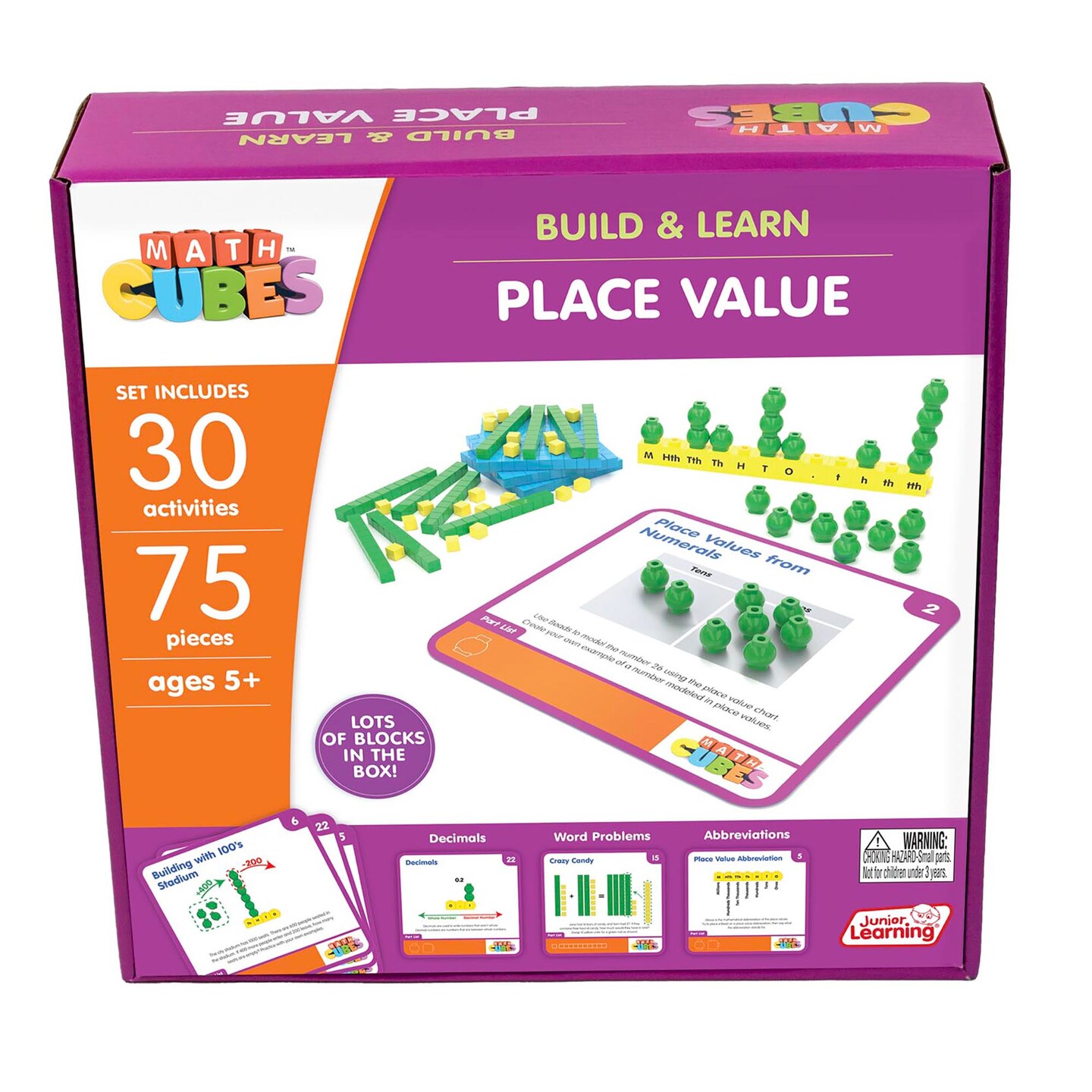 Mathcubes: Place Values 30 Activity Set | Michaels
