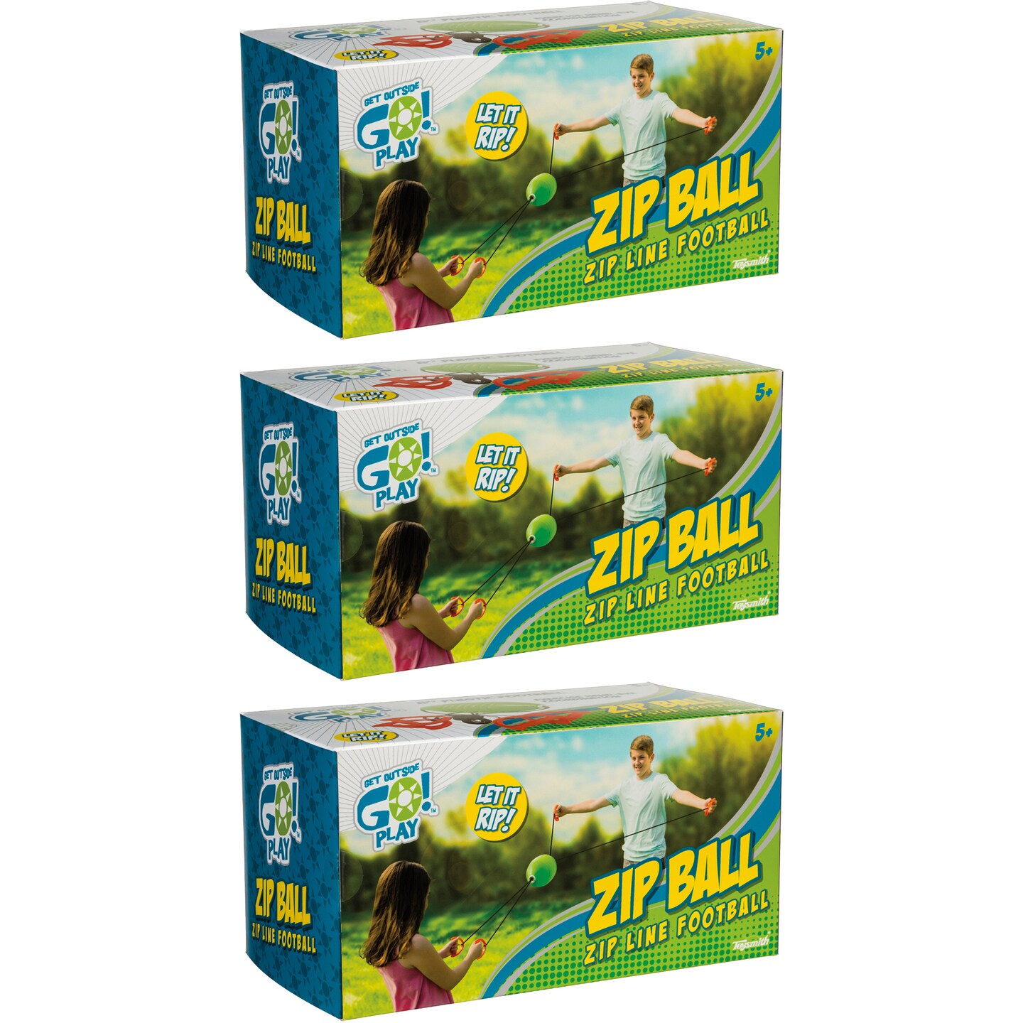 Toysmith Zip Ball, multi - 3 Pack | Michaels
