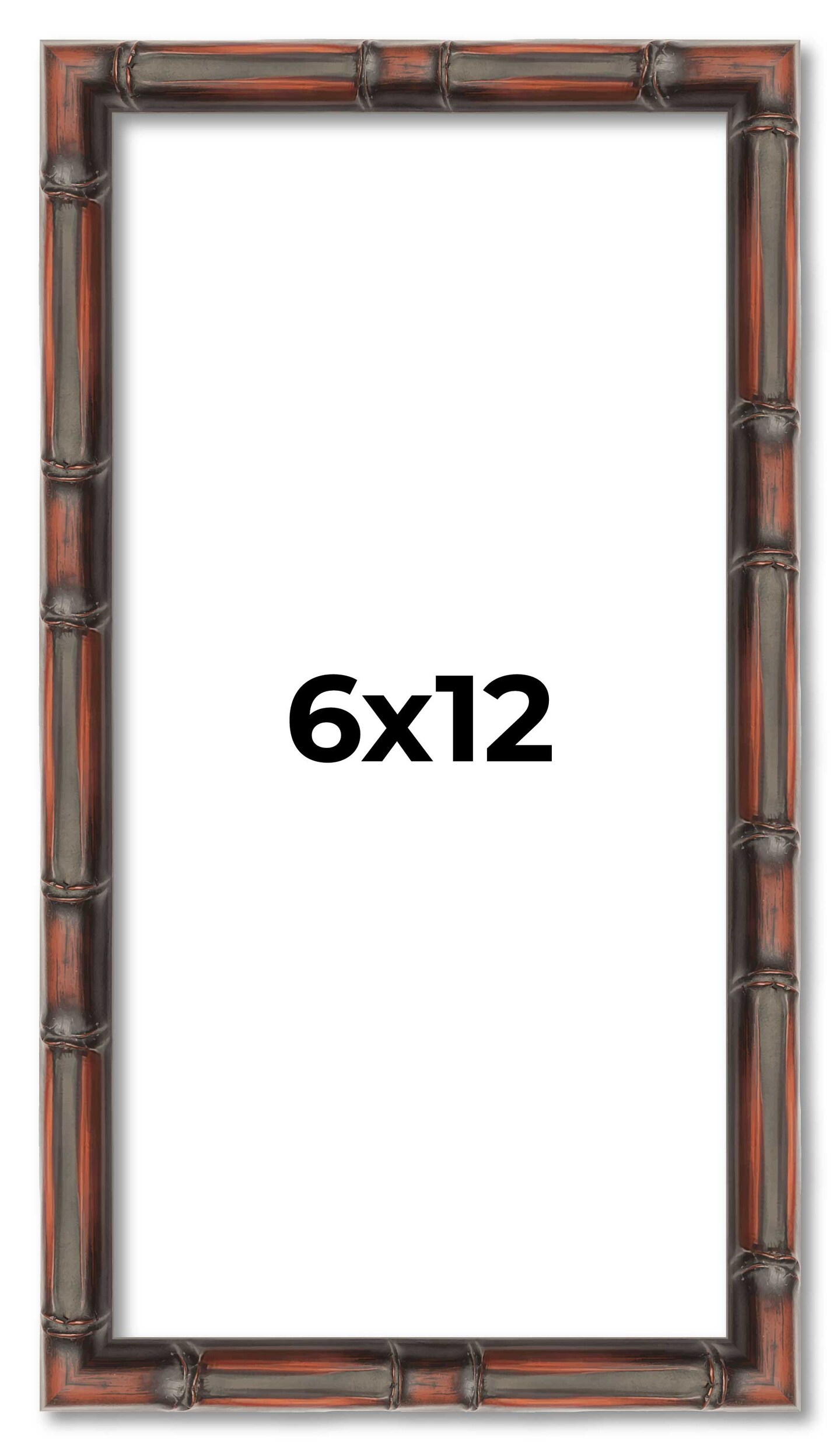 6x12 Bamboo Picture Frame with UV-Resistant Acrylic & Acid Free Backing ...