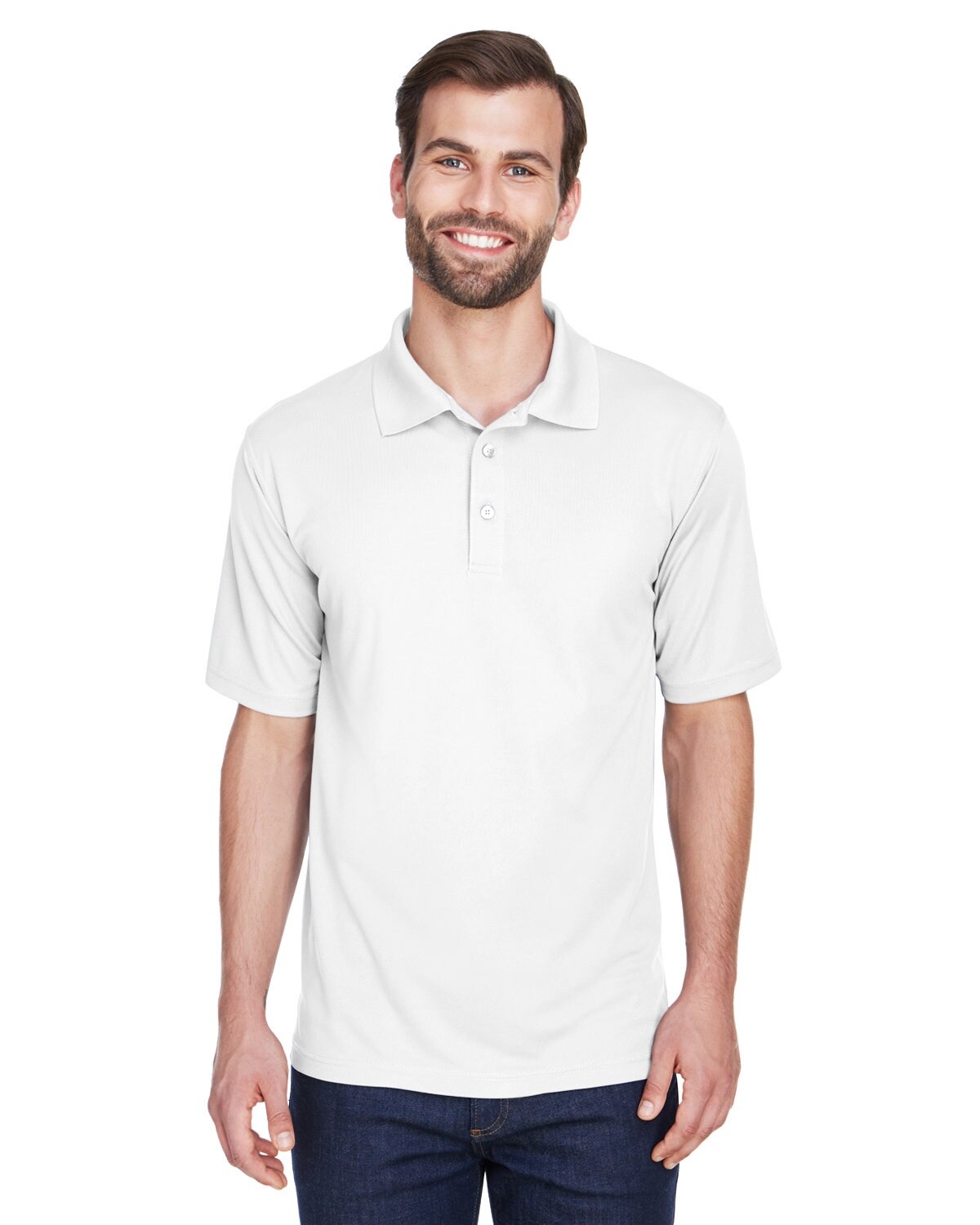 UltraClub® Men's Cool & Dry Mesh Pique Polo | Michaels