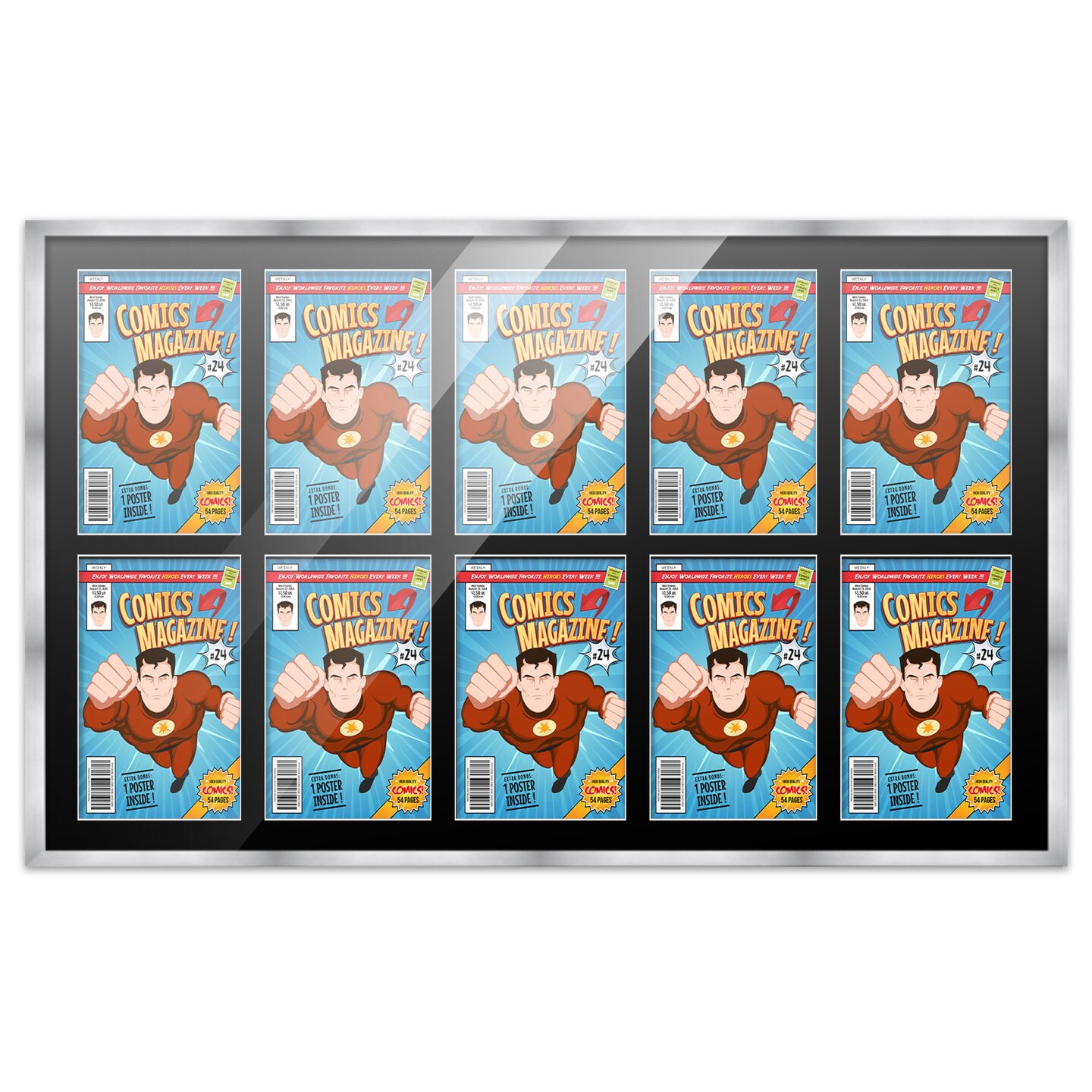 Comic Book Display Frame for Bronze Age Comics Published Between 1970 ...