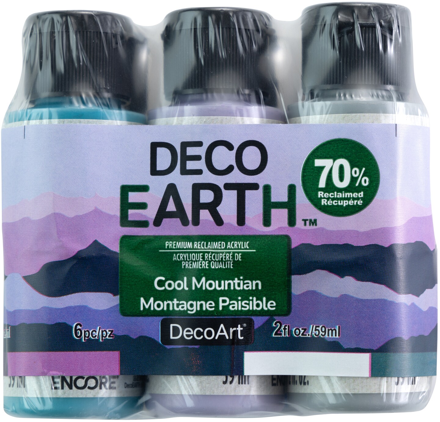 DecoEARTH Reclaimed Acrylic Paint Color Collection 6/Pkg | Michaels