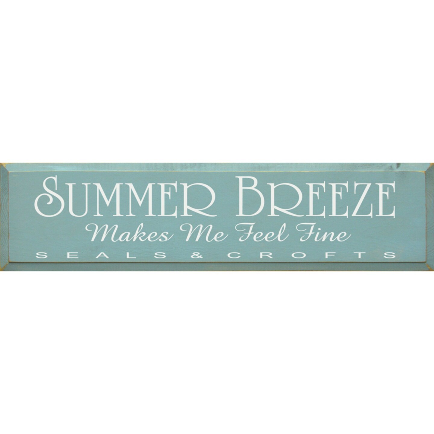 Contemporary Home Living 36" Sea Blue and White Rectangular Summer ...