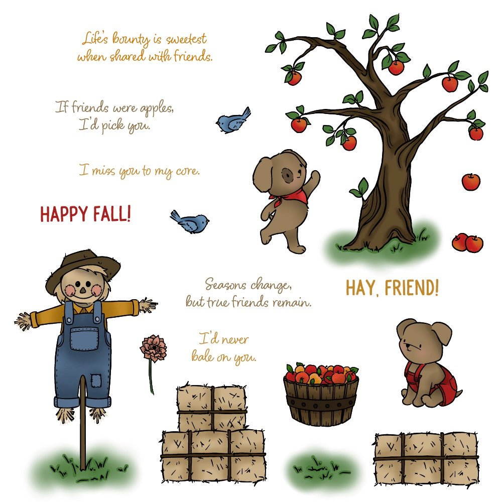 Storybook Fall - 6x8 Photopolymer Stamp Set | Michaels