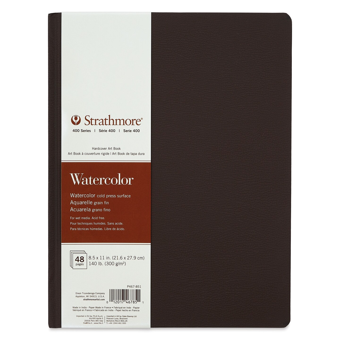 Strathmore 400 Series Watercolor Hardcover Hardbound Art Book - 8-1/2 ...