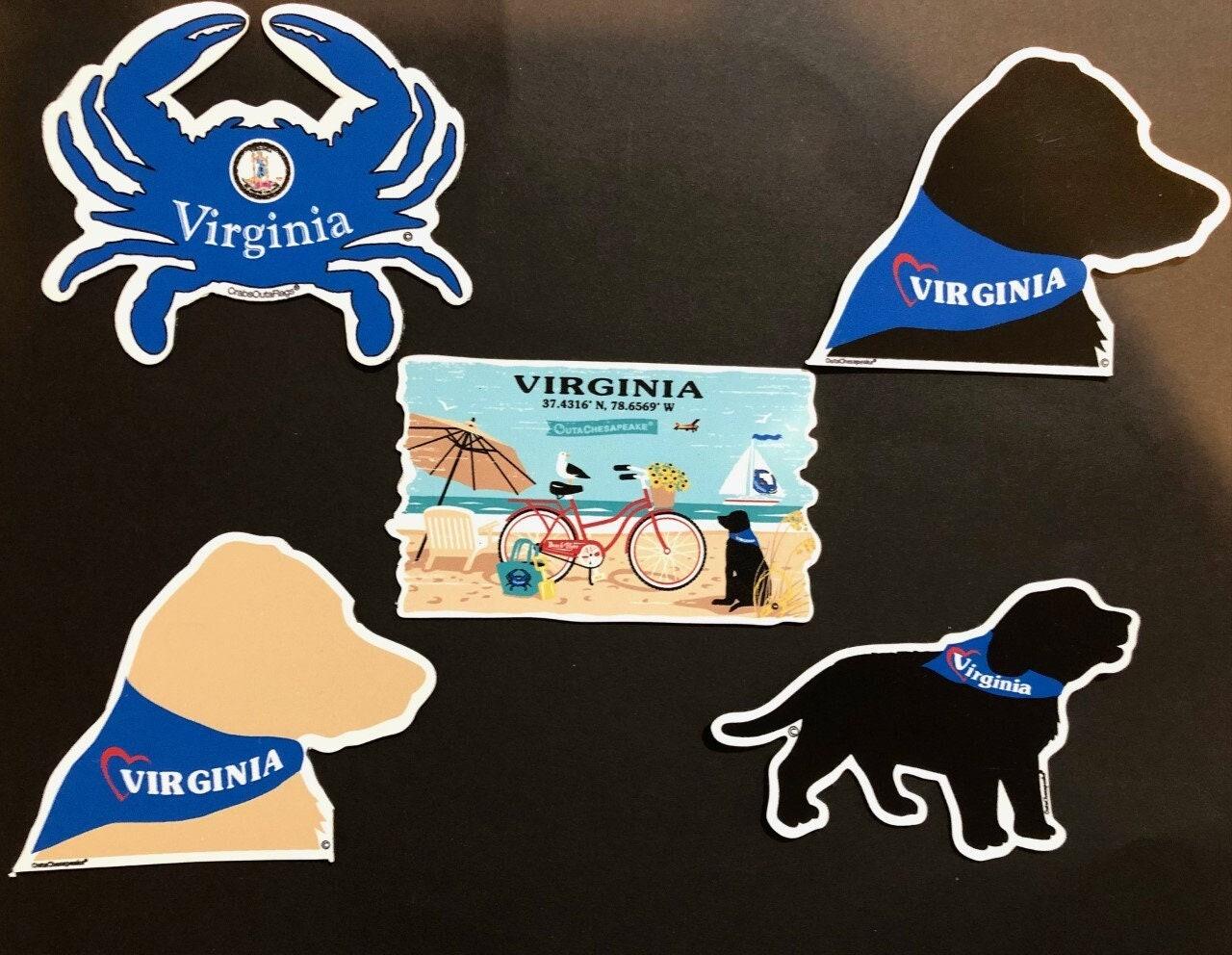 Virginia 4" Car Magnet Bundle | MakerPlace by Michaels