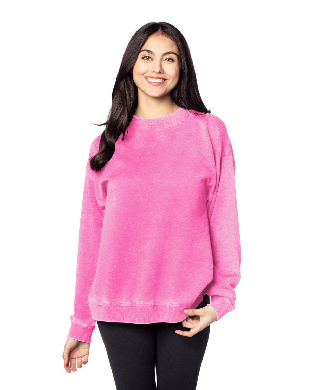 Chicka-d® Ladies Burnout Campus Crew Sweatshirt | Michaels