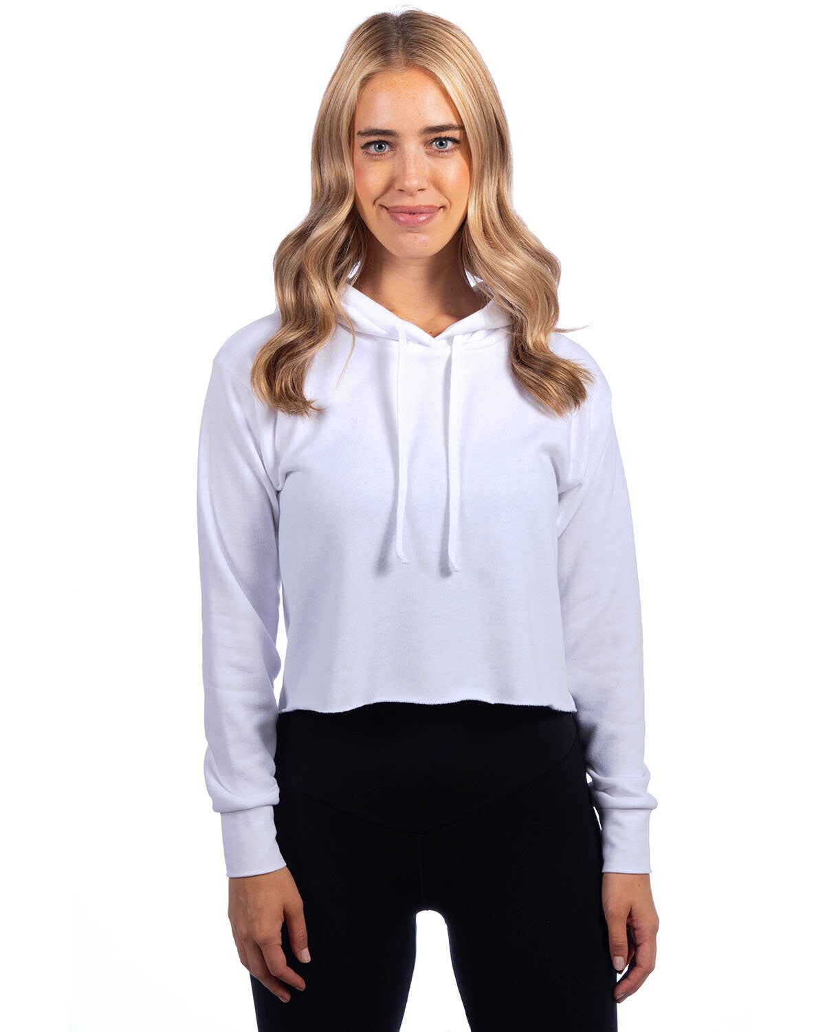 Next Level Apparel® Ladies Laguna Cropped Pullover Hooded Sweatshirt ...