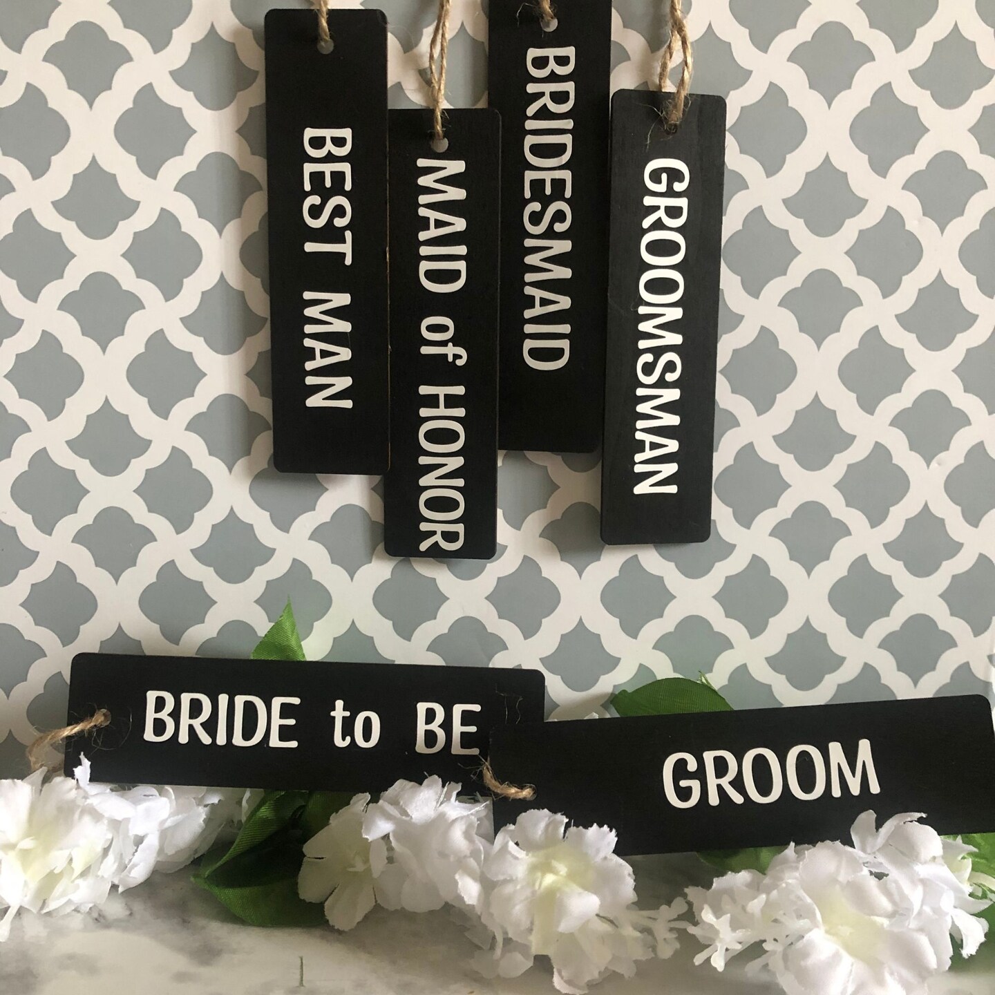 Rustic (6) Wooden Wedding Favor Tags and Bridal Bundle Shower Labels ...