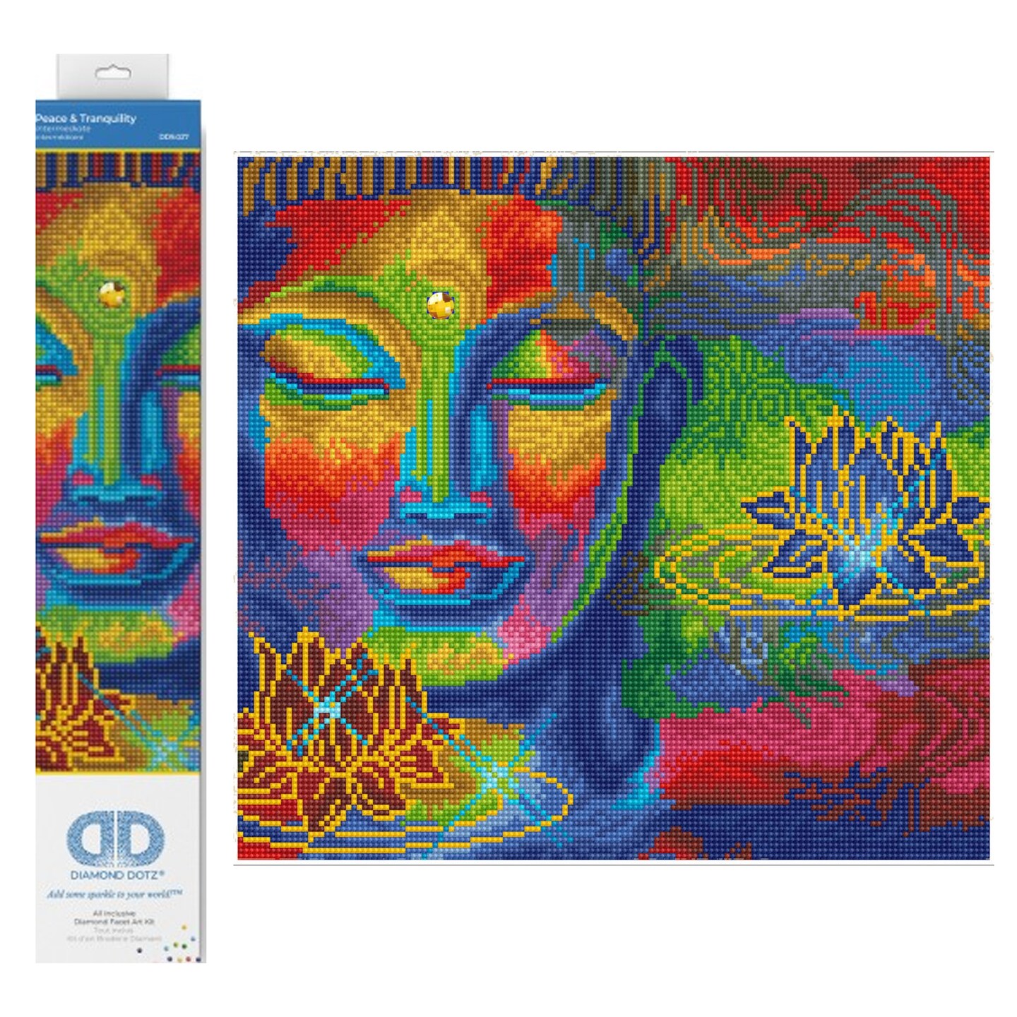 DIAMOND DOTZ ® - Peace & Tranquility, Full Drill, Round Dotz, Diamond ...